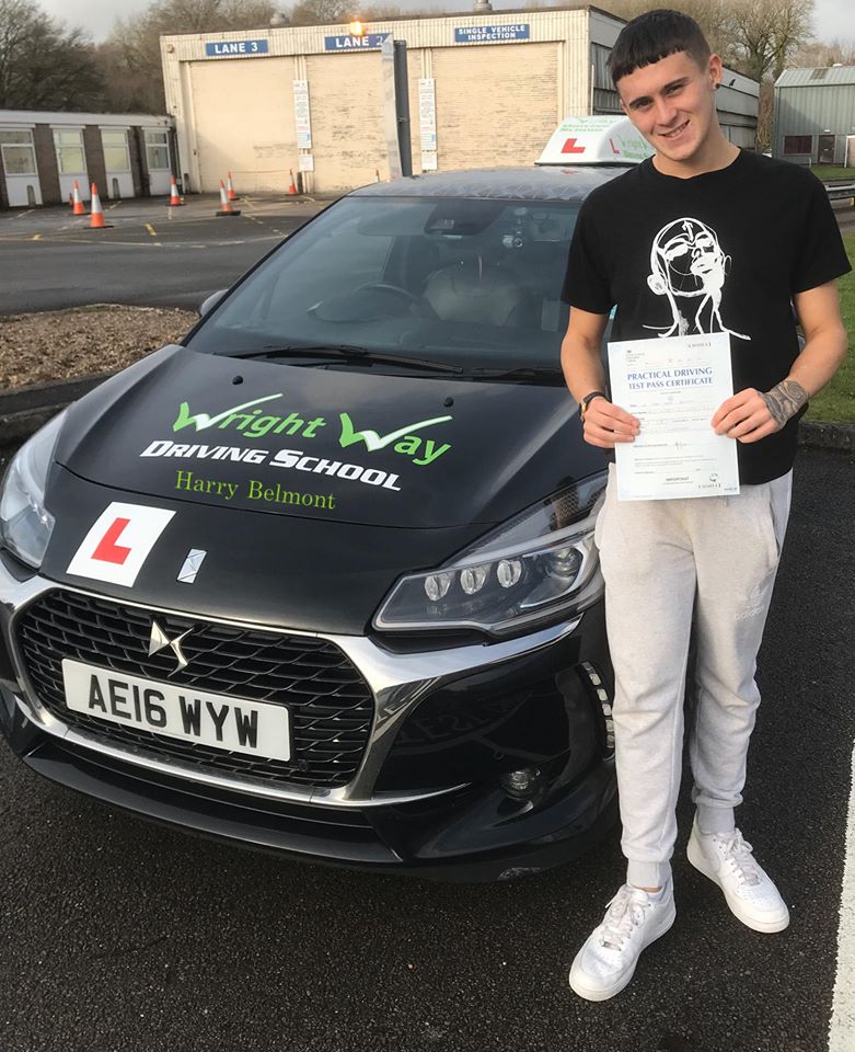 Wright Way Driving School | Big Congratulations to Harry Belmont